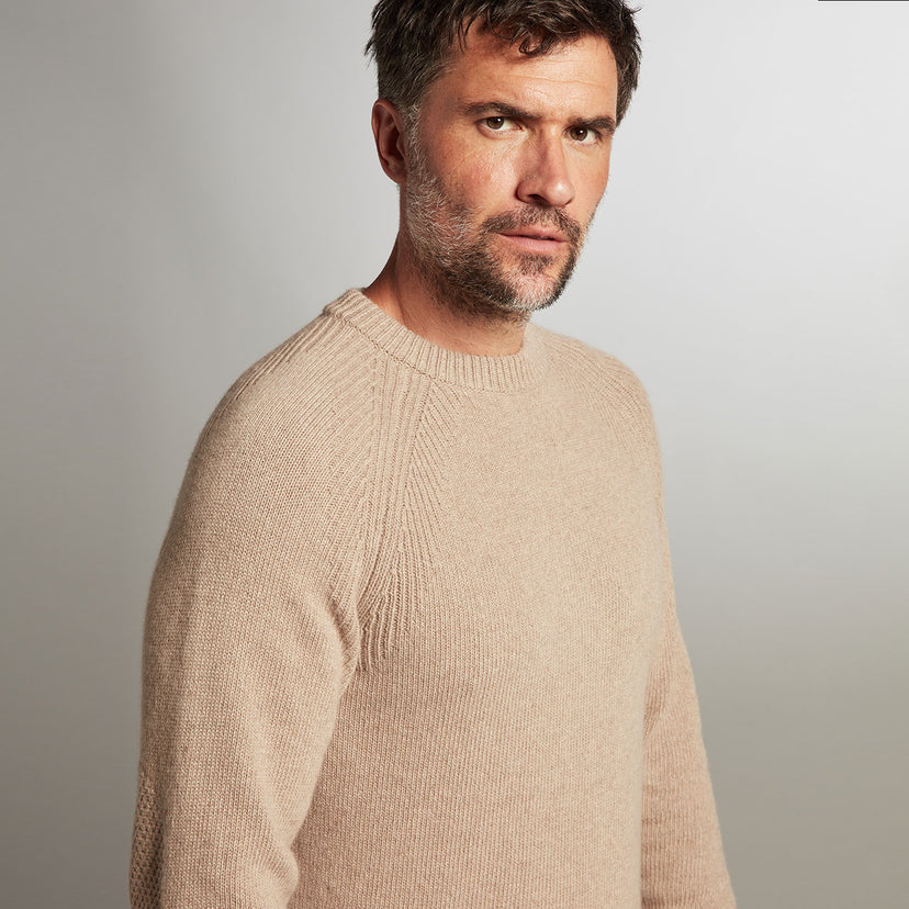 Caird Recycled Cashmere Sweater | Heritage Knitwear | Shackleton