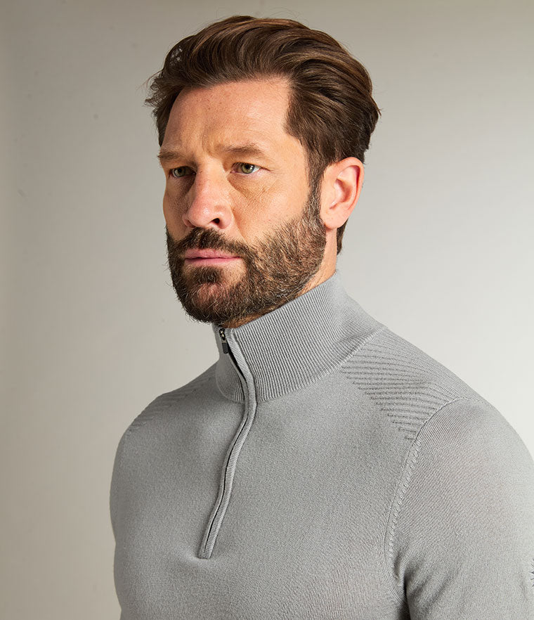 Docker Quarter Zip Merino Sweater | Shackleton