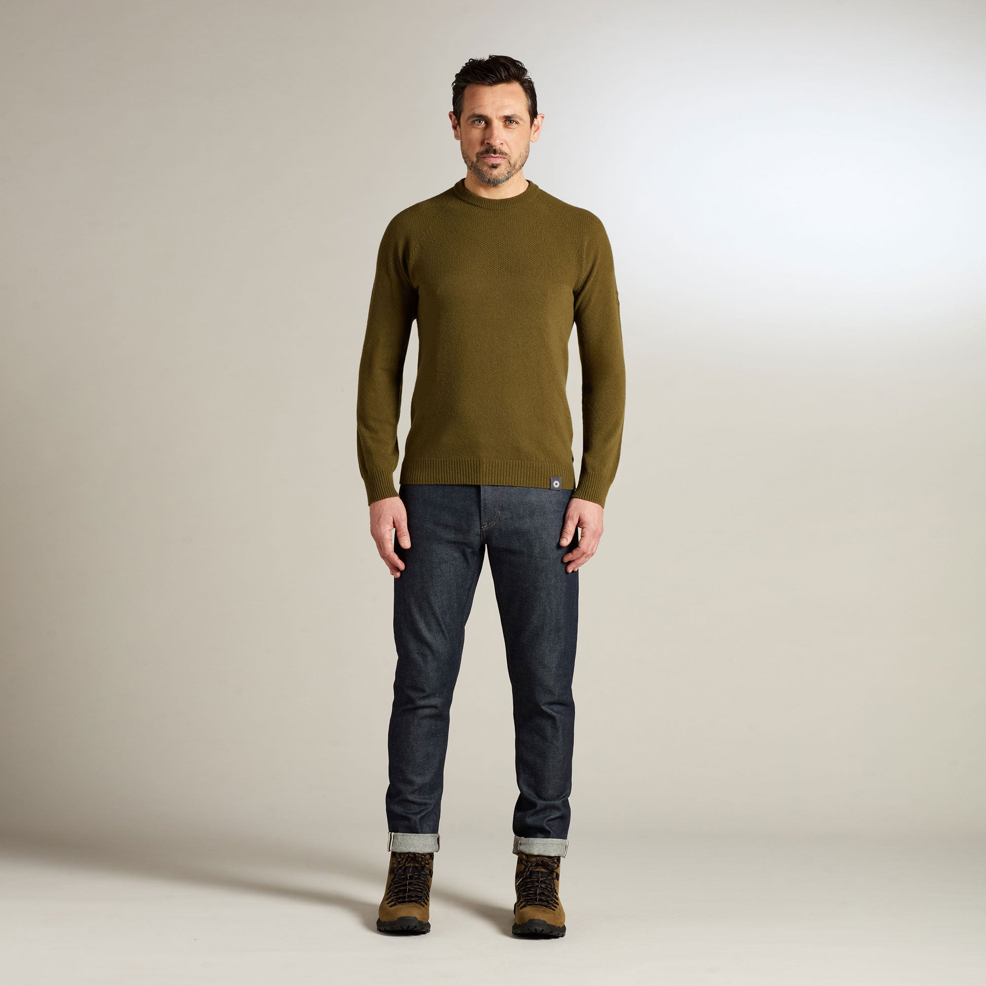 Dulwich Lambswool Sweater | Crew Neck Knitwear | Shackleton